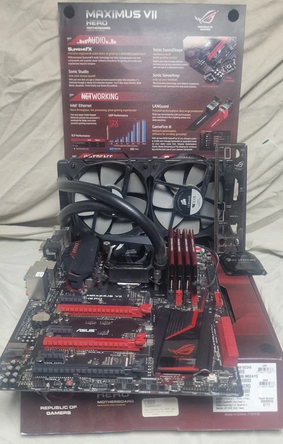 ASUS MAXIMUS VII Hero, LGA 1150, Intel Core i7 4790K CPU, 32GB DDR3 RAM ...
