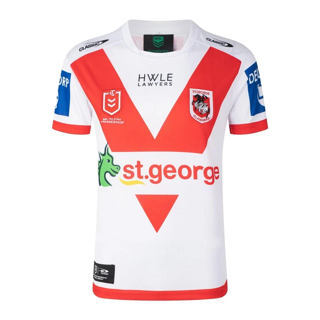 CLASSIC ST GEORGE Illawarra Dragons 2022 NRL Rugby Mens Home Jersey ...