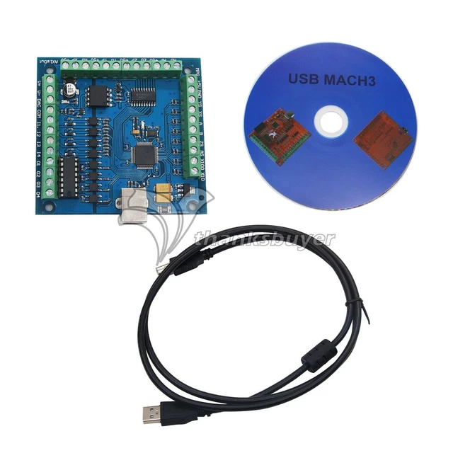 Mach3 4 Axis Usb Cnc Controller Card Smooth Stepper Motion Control For Cnc T8 Eur 29 37