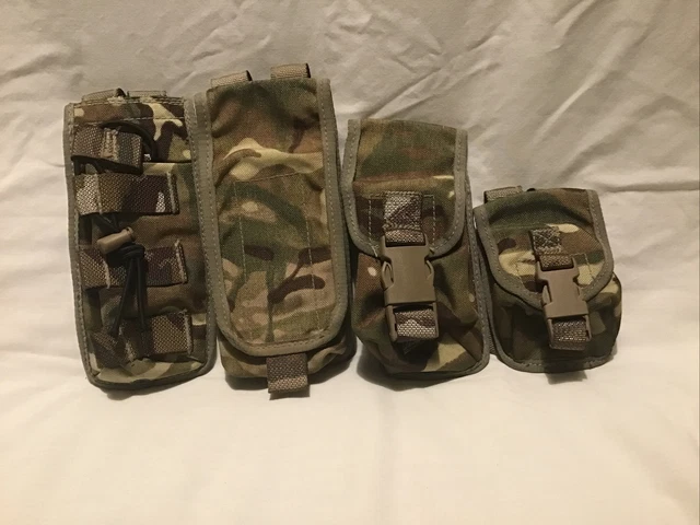 BRITISH ARMY OSPREY MK4 Pouches - Mixed Set Of Four Pouches MTP £10.00 ...
