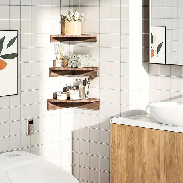 QUICK AND EASY Installation Corner Shelves Organize Your Space with ...