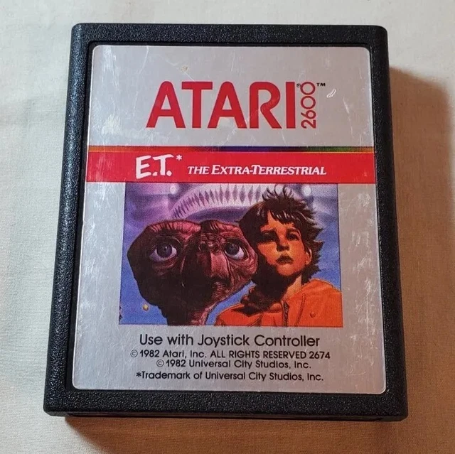 E.T. THE EXTRA-TERRESTRIAL (Atari 2600, 1982) EUR 9,97 - PicClick FR
