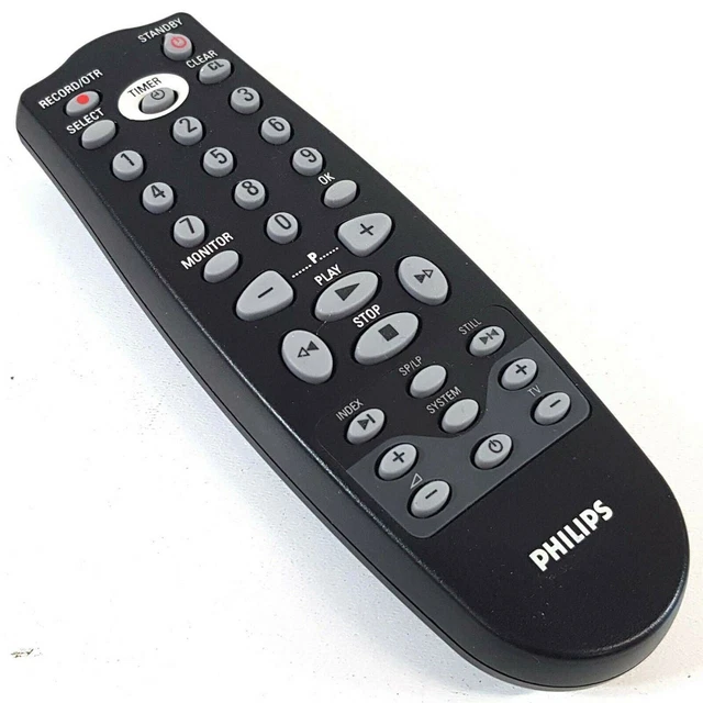 PHILIPS RT182/101 TV VCR Remote Control Original Genuine A119 EUR 6,42 ...