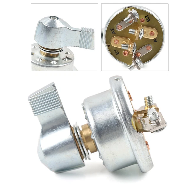 12V 50A 3 Position Forward Reverse Levered Rotary Switch 75712-04 On ...