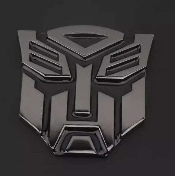 3D TRANSFORMERS AUTOBOTS Optimus Prime Gloss Metal Emblem Badge Decals ...