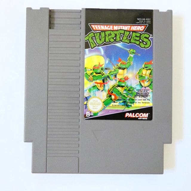 JEU NINTENDO NES Tortues Ninja Palcom Version Pal Eec / Fah 1985 ...