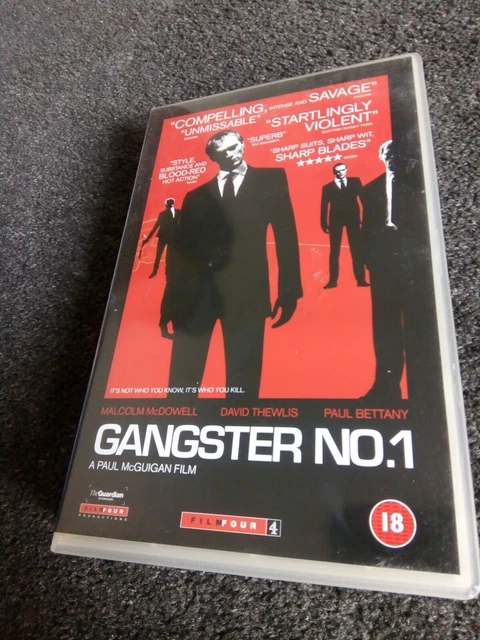 GANGSTER NO.1 - 2000 Big Box Ex Rental VHS Video PAL - Malcolm McDowell ...