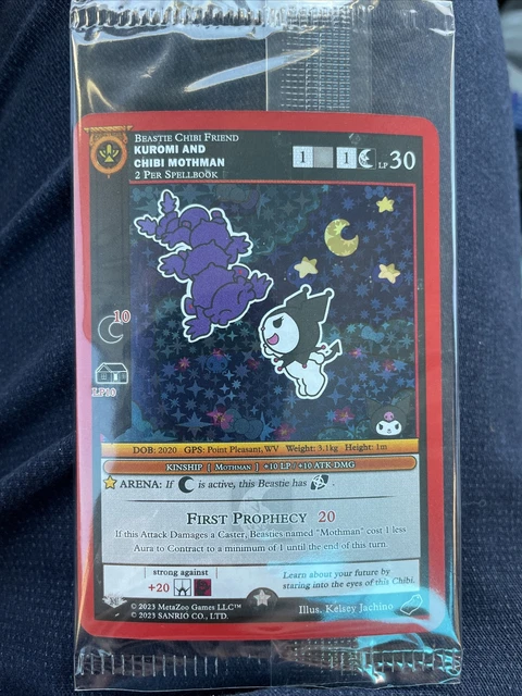 METAZOO KUROMI AND Chibi Mothman Kuromi Cryptid Carnival Promo Sealed £ ...