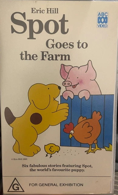 SPOT THE DOG : Spot Goes To The Farm VHS VIDEO TAPE (ABC For Kids ...