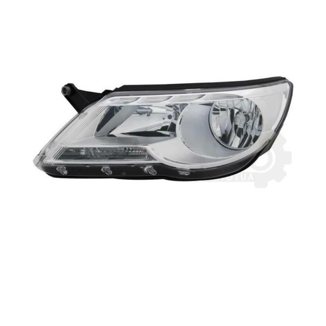 PHARE HALOGÈNE À Gauche pour VW Tiguan (5N_) 09.07- > H7/H7 avec Moteur ...