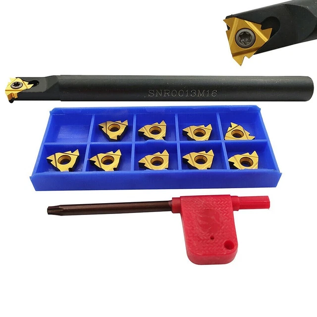 PORTE-OUTIL DE FILETAGE de tour efficace +16IR AG60 pour coupe à grande échell EUR 33,26 ...