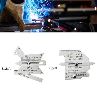 PROFESSIONAL WELDING SEAM Gauge Gaps Inspection Ruler Weld Pit Measure ...