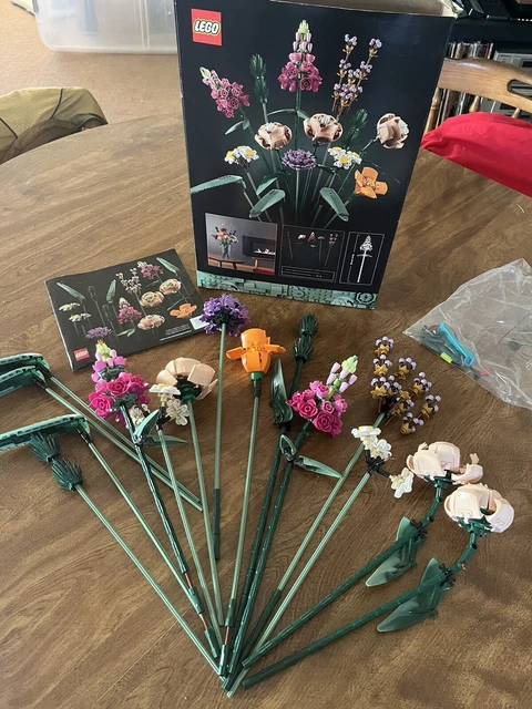 LEGO CREATOR EXPERT: Flower Bouquet (10280) - Completed W Box Manual ...