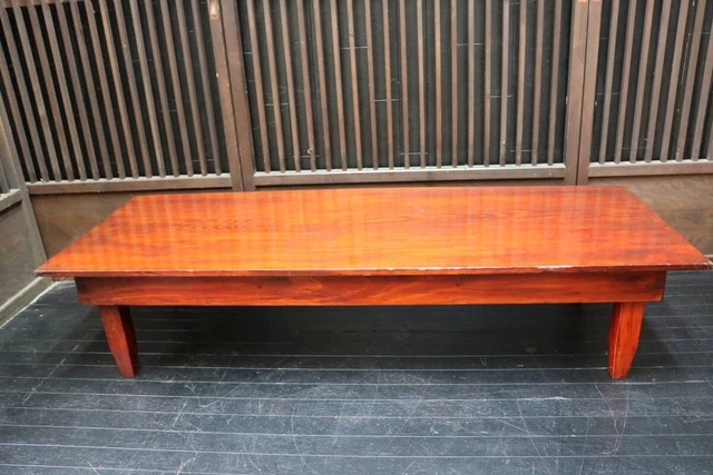 JAPANESE VINTAGE TAISHO-SHOWA retro CHABUDAI Low table IKEBANA KADAI ...