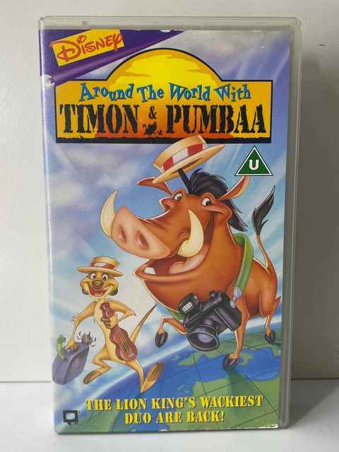 AROUND THE WORLD With Timon & Pumbaa On VHS Video Cassette Tape £14.99 ...