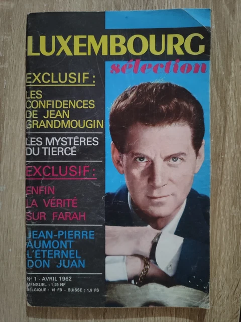 REVUE LUXEMBOURG SELECTION N°1 - 1962 - Dalida, Jean Pierre Aumont EUR ...