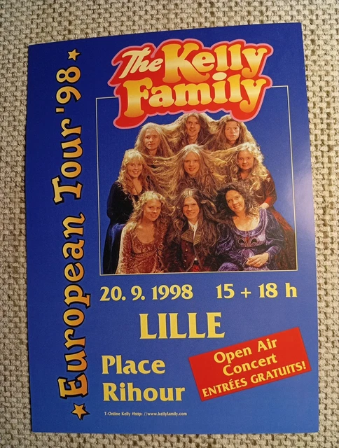 KELLY FAMILY FLYER Lille 1998 EUR 4,00 - PicClick DE