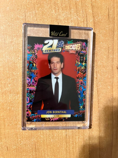 2024 WILD CARD National Decades - Jon Bernthal - Preview Card #d 4/8 ...