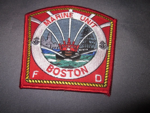 VINTAGE BOSTON FDNY MARINE UNIT FD PATCH £11.36 - PicClick UK
