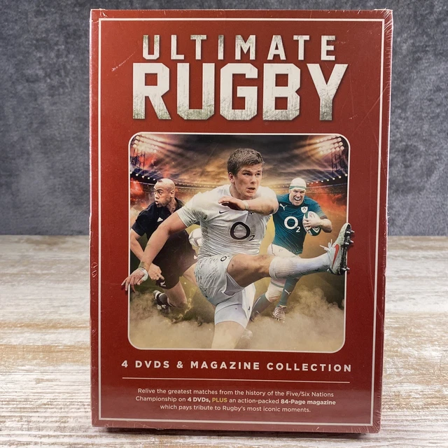 ULTIMATE RUGBY - 4 DVDs + Magazine Collection (DVD, 2015, Box Set) New ...