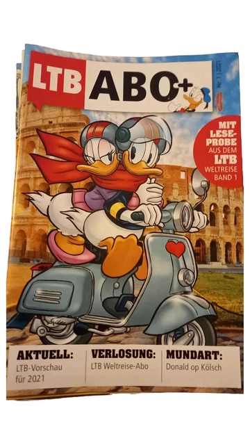 LTB ABC+ 1/2021 Donald Duck Comic LTB Weltreise Leseprobe Egmont EUR 5 ...