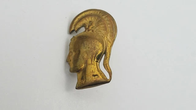 VINTAGE ROMAN SOLDIER Gladiator Helmet Pin Looks Older Meyer Military ...