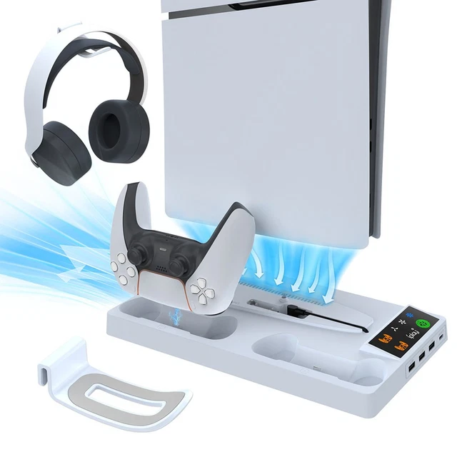 INNOVATIVE COOLING DOCK for PS5 Pro With Integrated Charger and 3 Speed ...