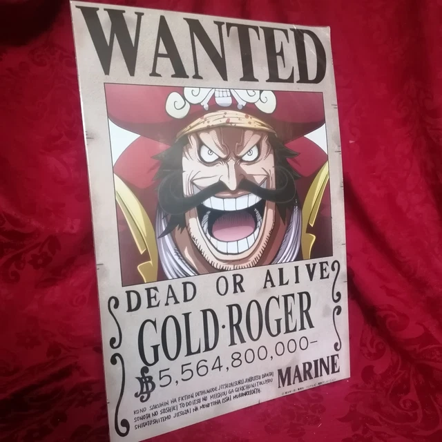 ONE PIECE WANTED BOUNTY POSTER GOLD ROGER|anime|manga|A3 EUR 11,41 ...