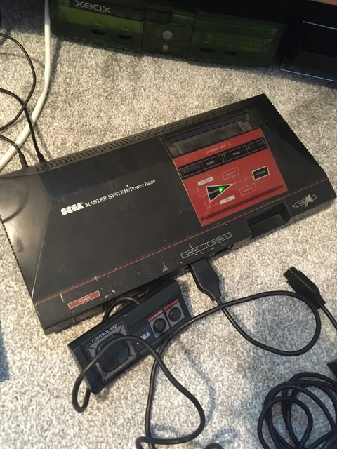 MASTER SYSTEM 1 POWER BASE Console, Pad, Pistola + Quickshot, Testato ...