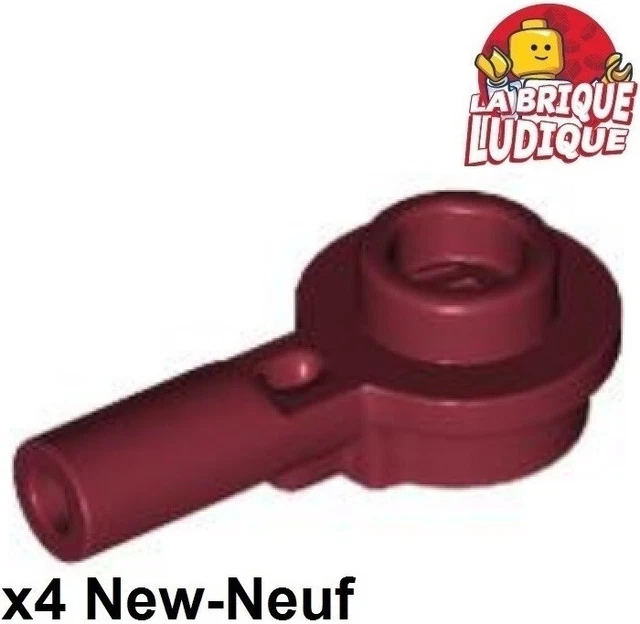 LEGO 4X BAR Rod 1L with 1x1 Round Flat Flat Flat Dark Red 32828 NEW $4. ...