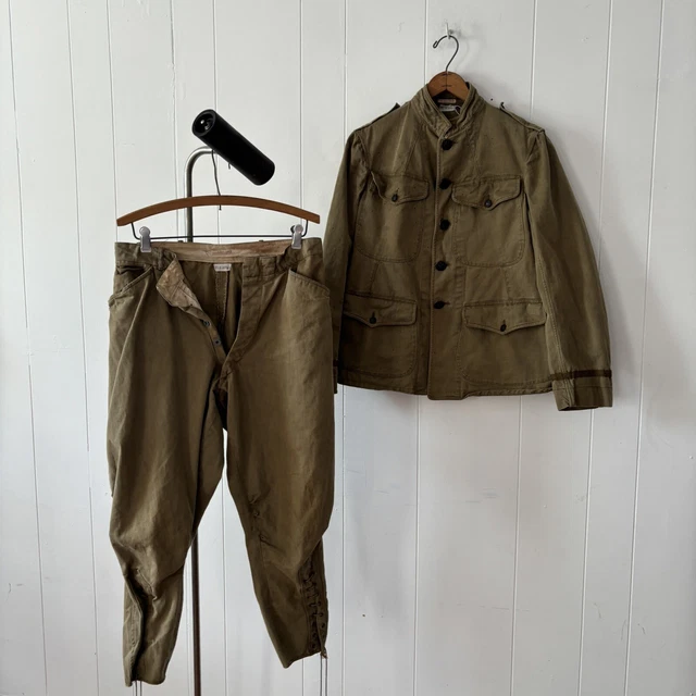 COMPLETE WW1 ANTIQUE US Army Infantry Officer Uniform Complete Set Rare ...