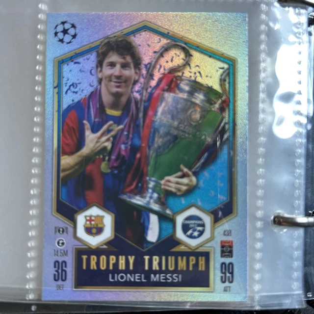 TROPHY TRIUMPH LIONEL Messi Match Attax 2024/2025 Barcelona 24/25 # 438 ...