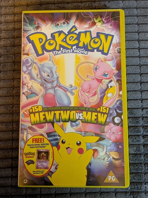 BRAND NEW POKEMON 1st Movie Special edition VHS 2000* MEWTWO GAME CARD ...