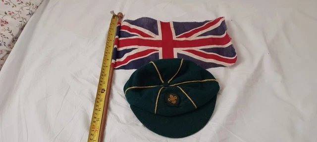 ORIGINAL BRITISH MADE Union Jack Flag On Cadbury Brothers Pole & Scout ...