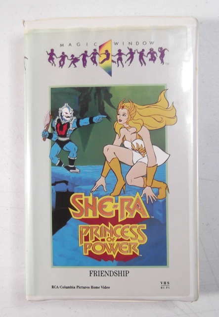 SHE-RA FRIENDSHIP VHS Tape hard case Vtg 1980's Princess of Power ...
