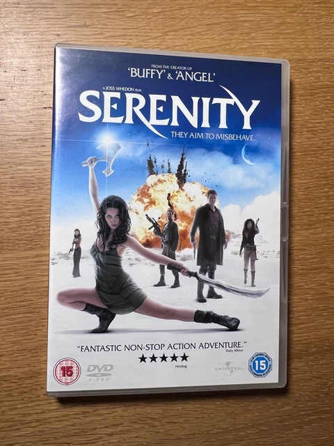 SERENITY DVD (2011) Nathan Fillion, Whedon (DIR) cert 15 £1.16 - PicClick UK