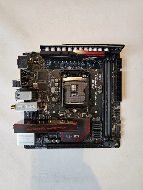 ASUS ROG MAXIMUS VIII IMPACT Motherboard Intel Z170 LGA 1151 DDR4 Mini ...