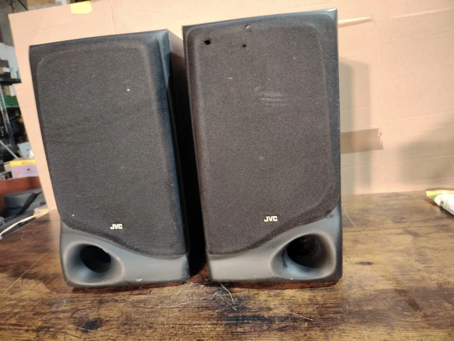PAIR OF BLACK JVC SP-C33BK Speakers 30w 6 Ohms £20.00 - PicClick UK