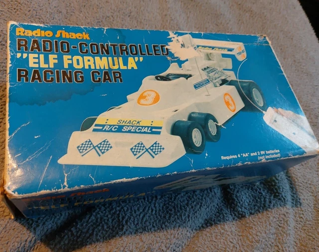 VINTAGE RADIO SHACK Radio Controlled "Elf Formula" Racing Car £15.00 ...