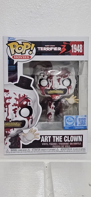 FUNKO POP TERRIFIER 3 Art The Clown (with Knife) 1948 Bloody Exclusive ...