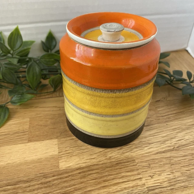 SUSIE COOPER HARMONY Jar With Lid Gray’s Pottery 1929 Hand Painted £26. ...