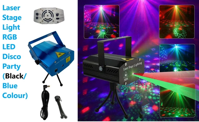 LASER PROJECTOR STAGE Lighting Patterns RGB Club Party KTV Disco USB ...