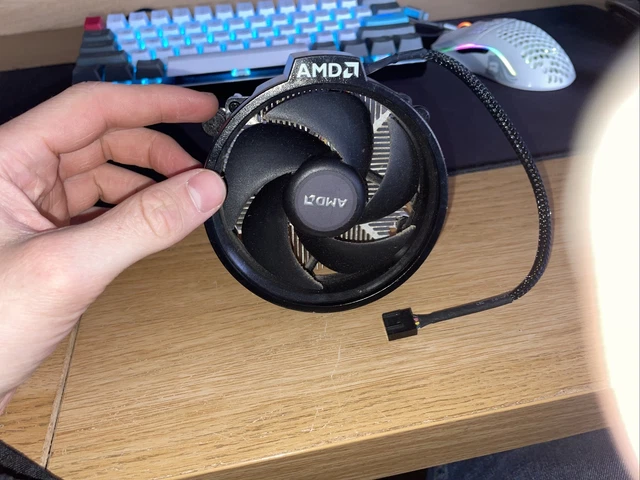 AMD WRAITH STEALTH Socket AM4 Ryzen CPU Heatsink Stock Cooler ...