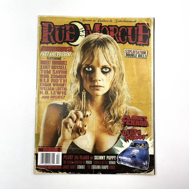RUE MORGUE ISSUE 66 April 2007 Horror Magazine Planet Terror and Death Proof £9.51 - PicClick UK