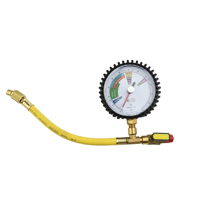 1PC PRESSURE GAUGE Nitrogen Pressure Test 80mm/3.15\".Nitrogen Pressure ...
