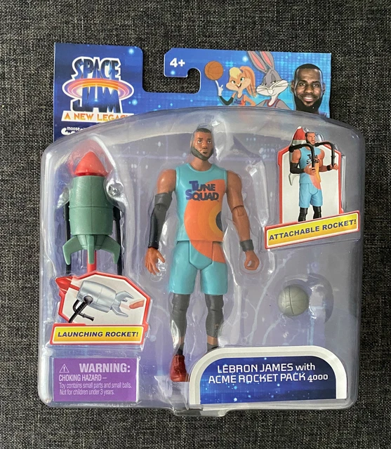 LEBRON JAMES - SPACE JAM A NEW LEGACY Figurine Acme Rocket Pack 4000 ...