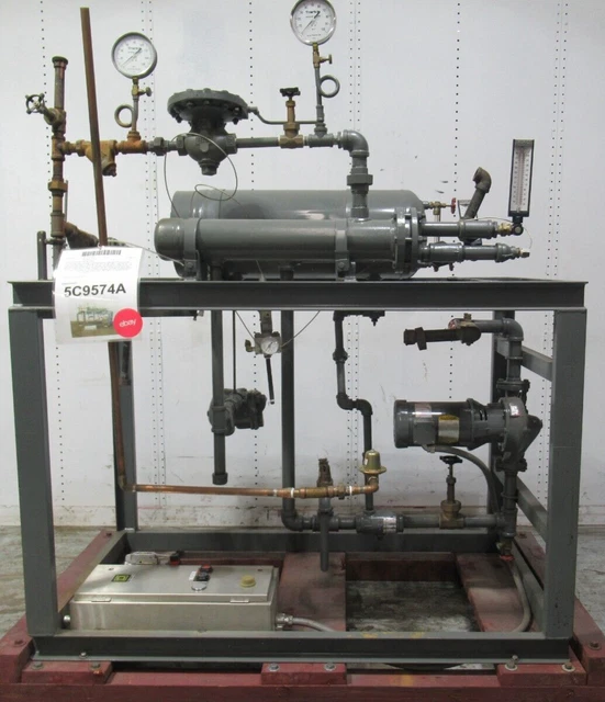 BELL & GOSSETT Shell and Tube Heat Exchanger/Heat Transfer Skid $13,790.97 - PicClick CA