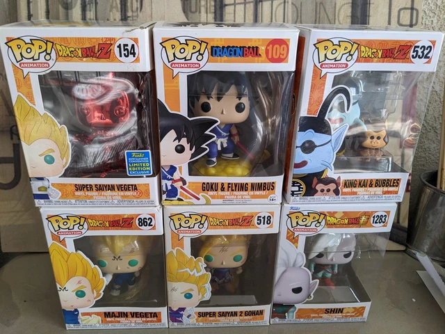 FUNKO POP DRAGON ball z vegeta goku super Saiyan 2 gohan kaio bubble ...