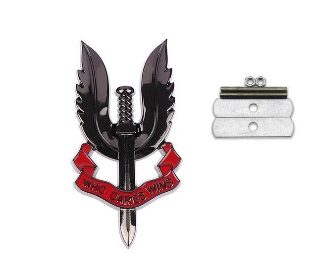 BRITISH ARMY SPECIAL Air Service SAS Black Metal Car Grill Badge £8.00 ...