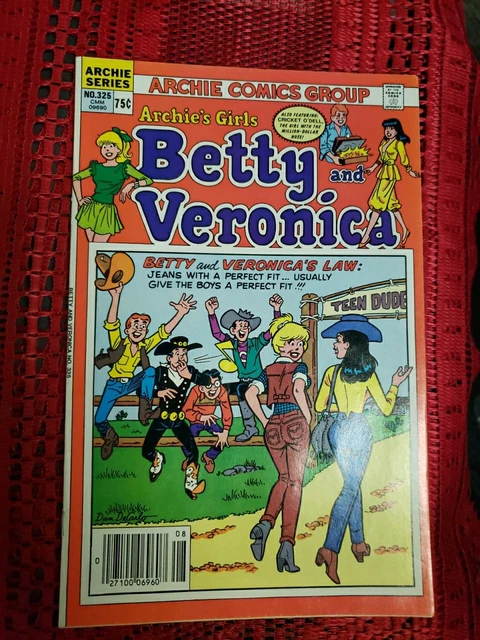 ARCHIE'S GIRLS BETTY and Veronica 325 CPV Canadian Price Variant 75 ...